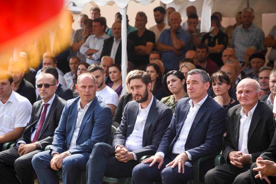 On the 20th anniversary of the fall, a commemorative plaque is unveiled ...