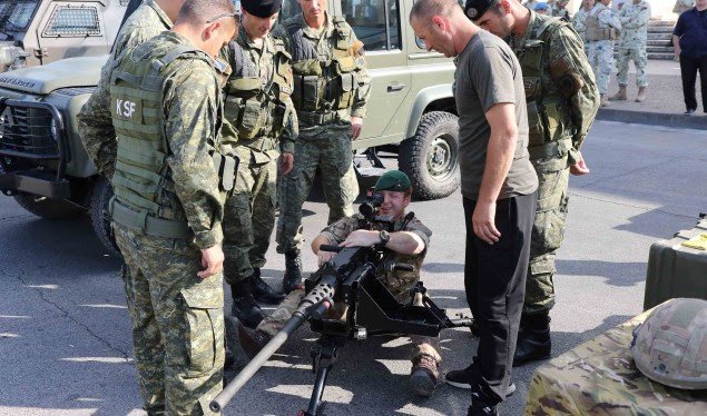 Members of the KSF participating in "Albanian Lion" - KOHA.net