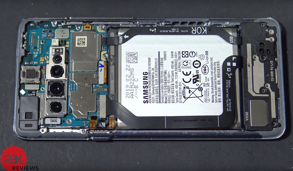 What does the inside of the Samsung Galaxy S10 5G look like - KOHA.net