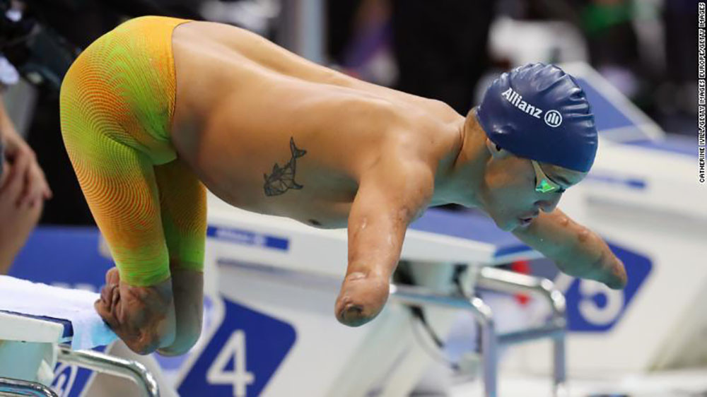 Curin, the Paralympic swimmer who changed the perception of physical ...