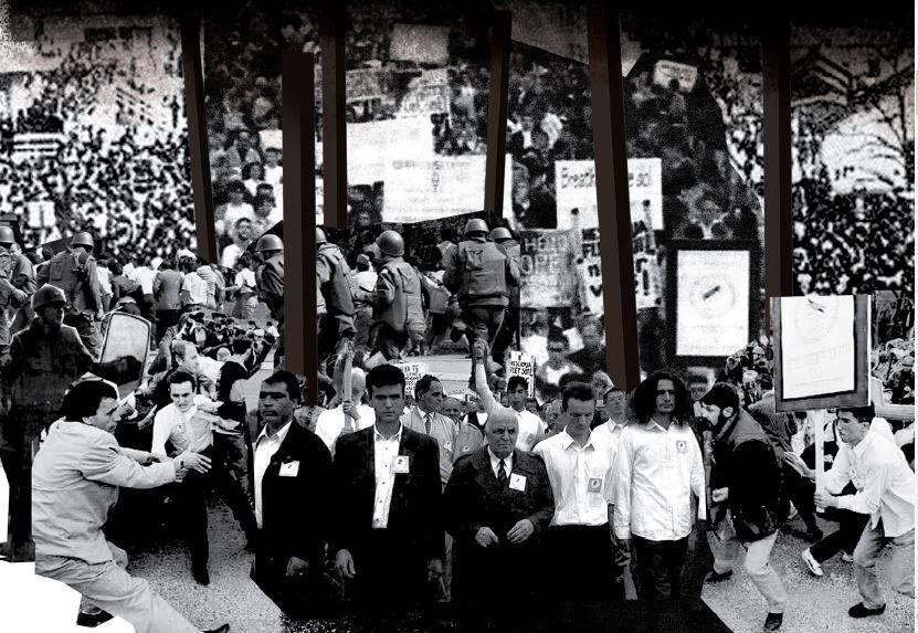 Më 1 Tetor 2019 vazhdimi i marshit të studentëve të ndërprerë dhunshëm ...