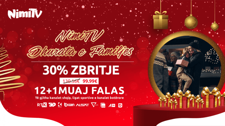 Nimi TV sjell zbritjen e fundvitit! 30% zbritje dhe 1 muaj falas në abonimet 12 mujore - KOHA.net