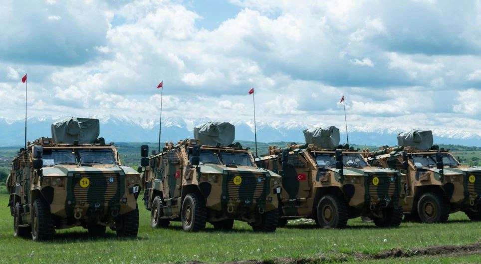 The KSF provides armored military vehicles from Turkey - KOHA.net