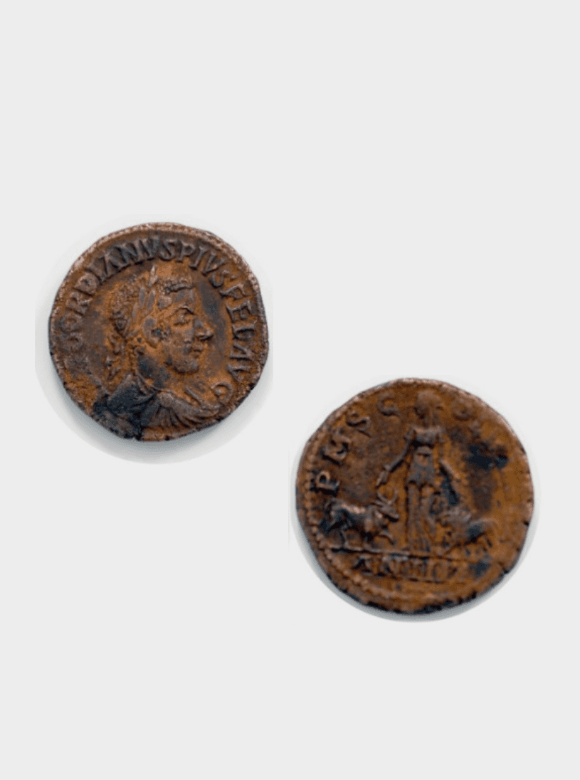 Monedha romake me simbole ushtarake e gjetur në Pejë - KOHA.net