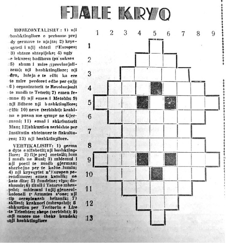 "Rilindja" - the initiator of Albanian puzzles - KOHA.net