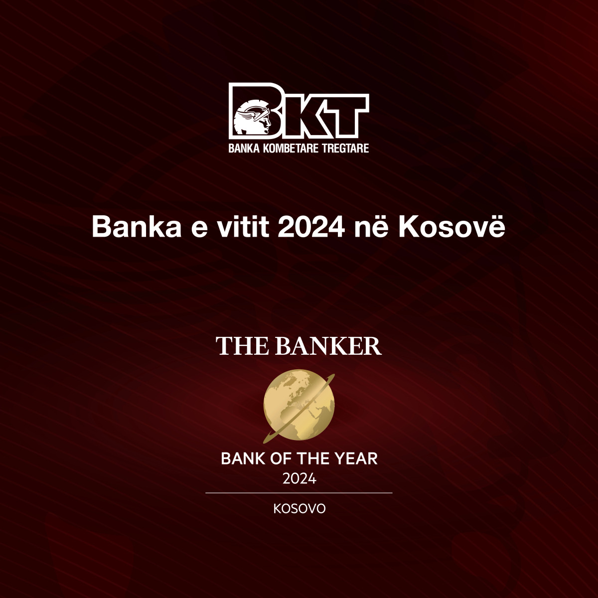 BKT Kosova vlerësohet për herë të katërt “Banka e Vitit 2024 në Kosovë ...