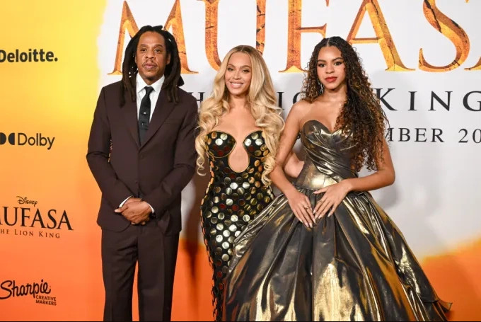 Jay-Z, Beyonce e Blue Ivy të bashkuar në premierën e filmit “Mufasa ...