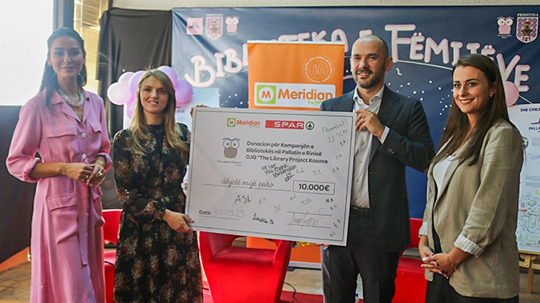 Meridian Express për ditëlindjen e 13-të, dhuron 10,000 € për kampanjën ...