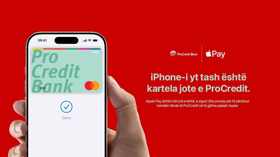 Banka ProCredit sjell Apple Pay në Kosovë për klientët e saj - KOHA.net