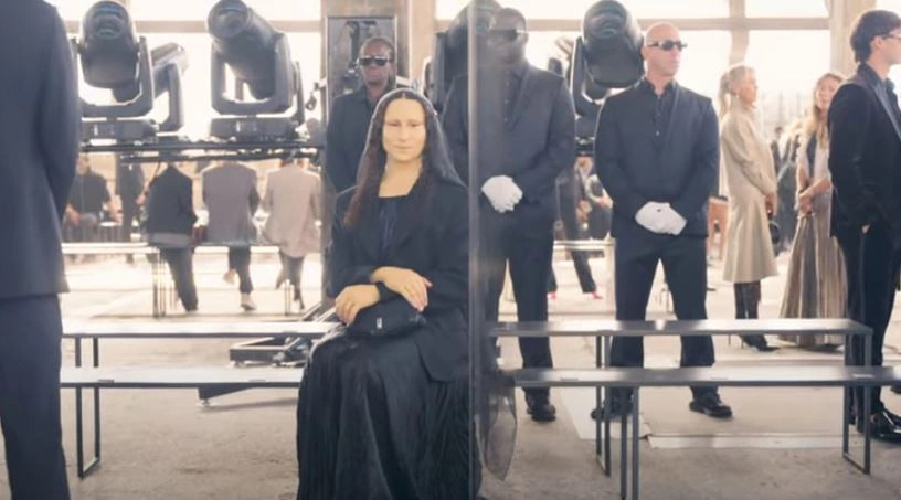 "Mona Lisa" en la primera fila del desfile primavera/verano 2026 de la ...